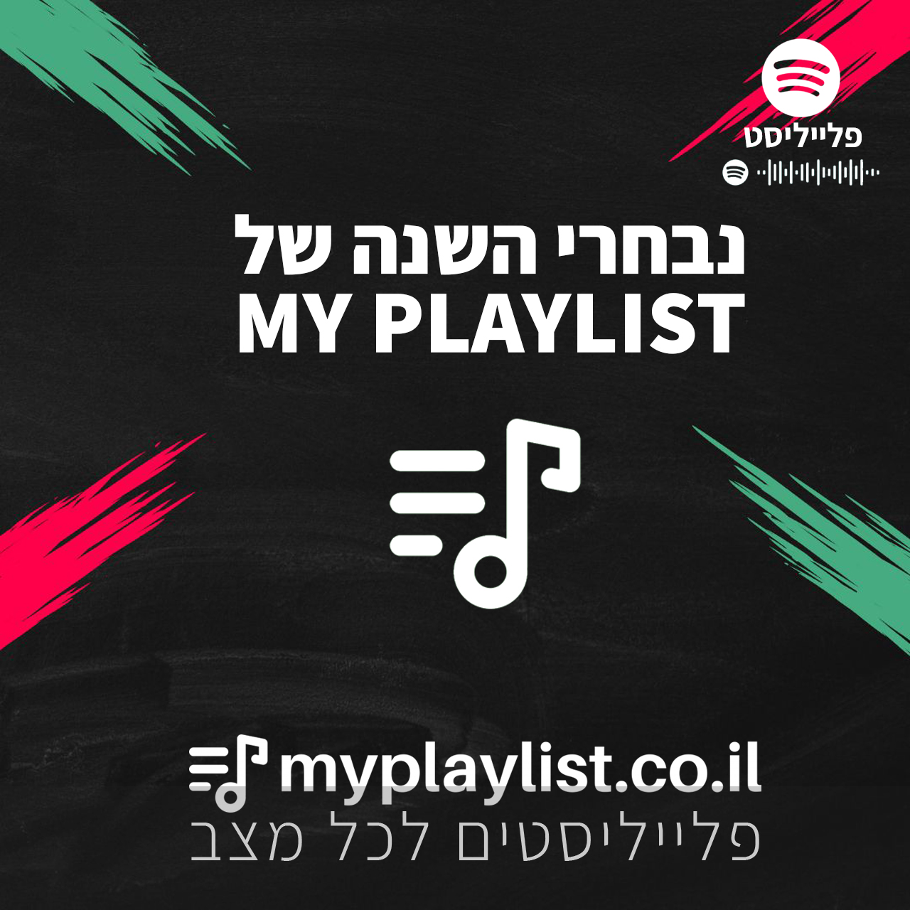 פלייליסט נבחרי השנה 2022 של MYPLAYLIST | MyPlaylist - פלייליסטים לספוטיפיי